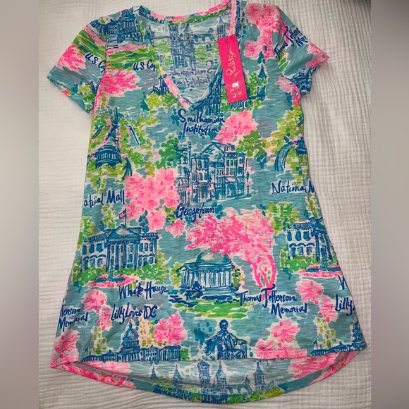 Lilly Pulitzer | Tops | Nwt Lilly Pulitzer Lilly Loves Washington Dc ...